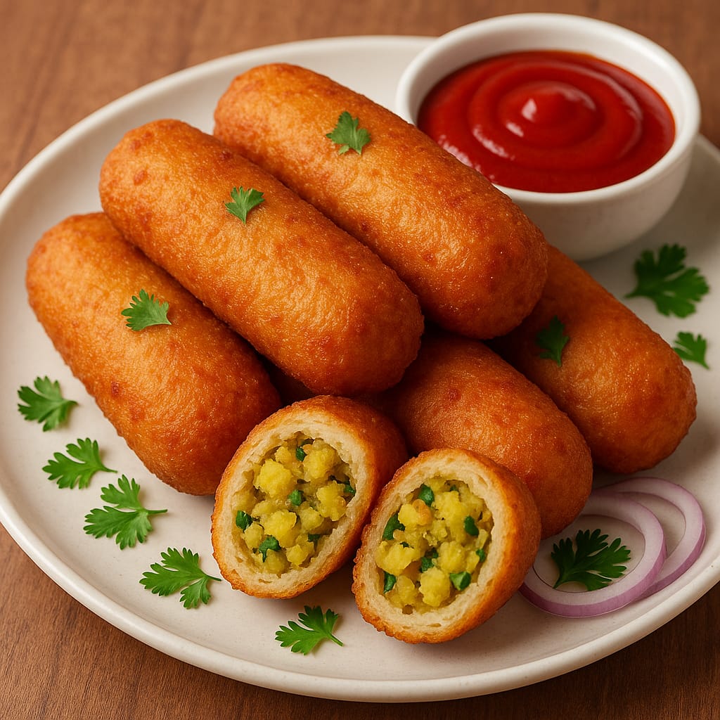 Crispy Bread Rolls -Perfect Evening Snack breakfast Sanck delicious 2025
